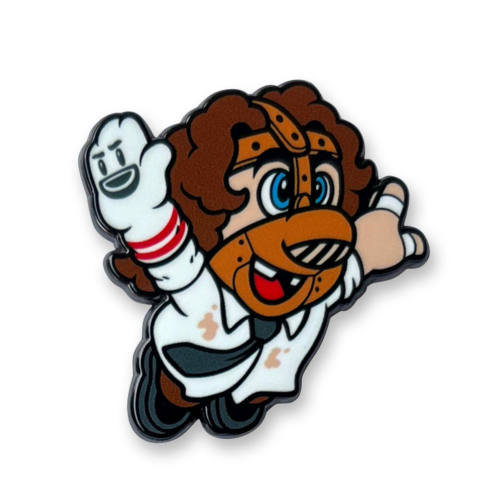 HareBrained! Super Mankind Pin– Display Geek, Inc.