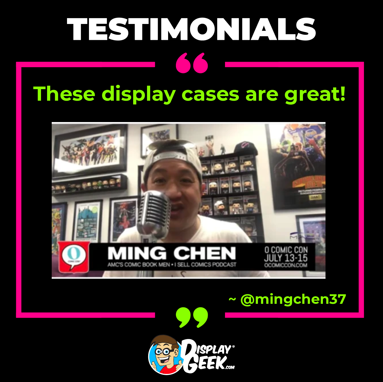 What They Say About Us [Sep 30]– Display Geek, Inc.