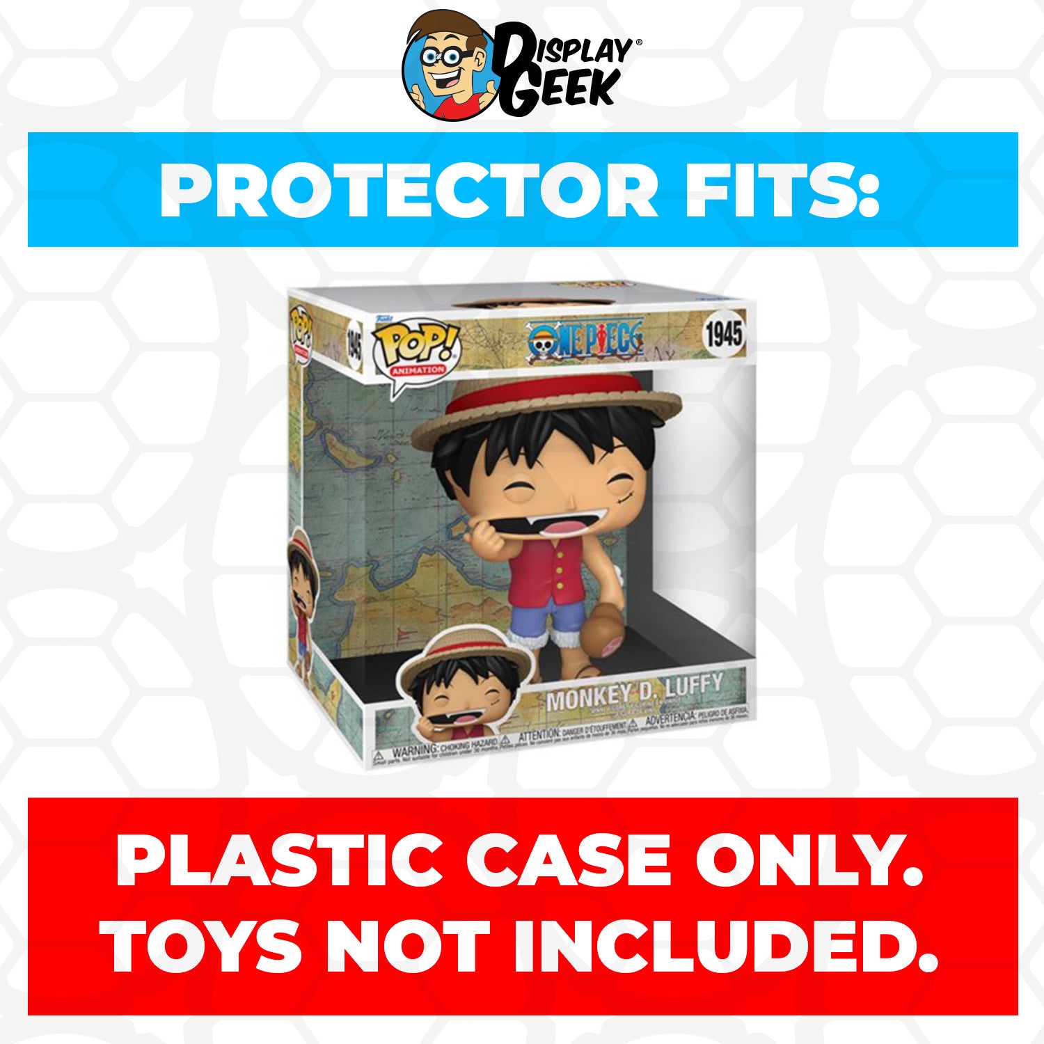 Funko POP! 10 inch One Piece - Monkey D. Luffy With Meat #1945 Jumbo ...