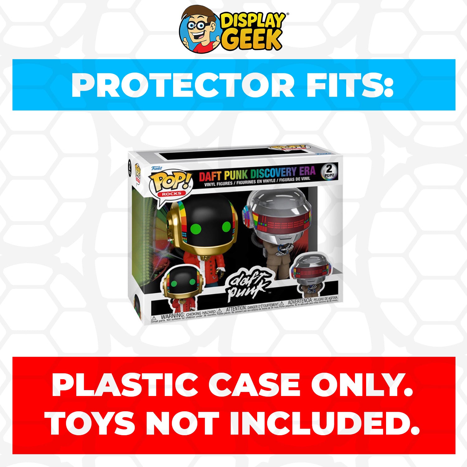 Funko POP! 2 Pack Daft Punk Discovery Era Pop Protector Size CONFIRMED ...
