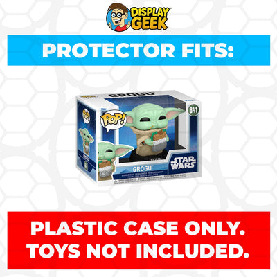 Funko POP! 4 inch Grogu with Sandwich #841 Pop Protector Size CONFIRMED ...