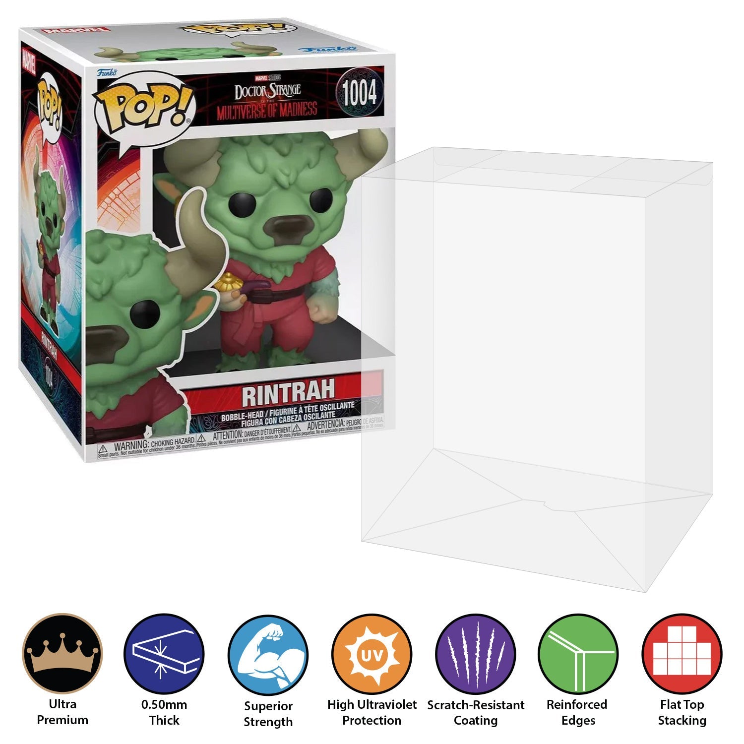 Funko POP! 6 inch Rintrah #1004 Super Size Pop Protector Size CONFIRMED ...