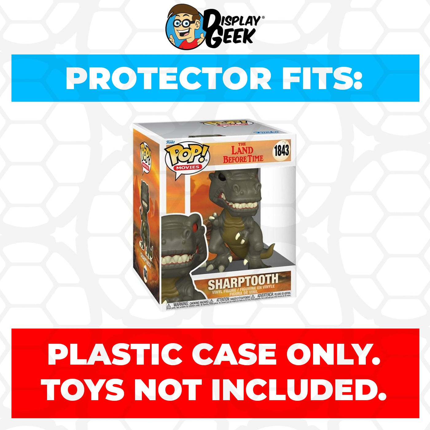 Funko POP! 6 inch Sharptooth #1843 Super Size Pop Protector CONFIRMED ...