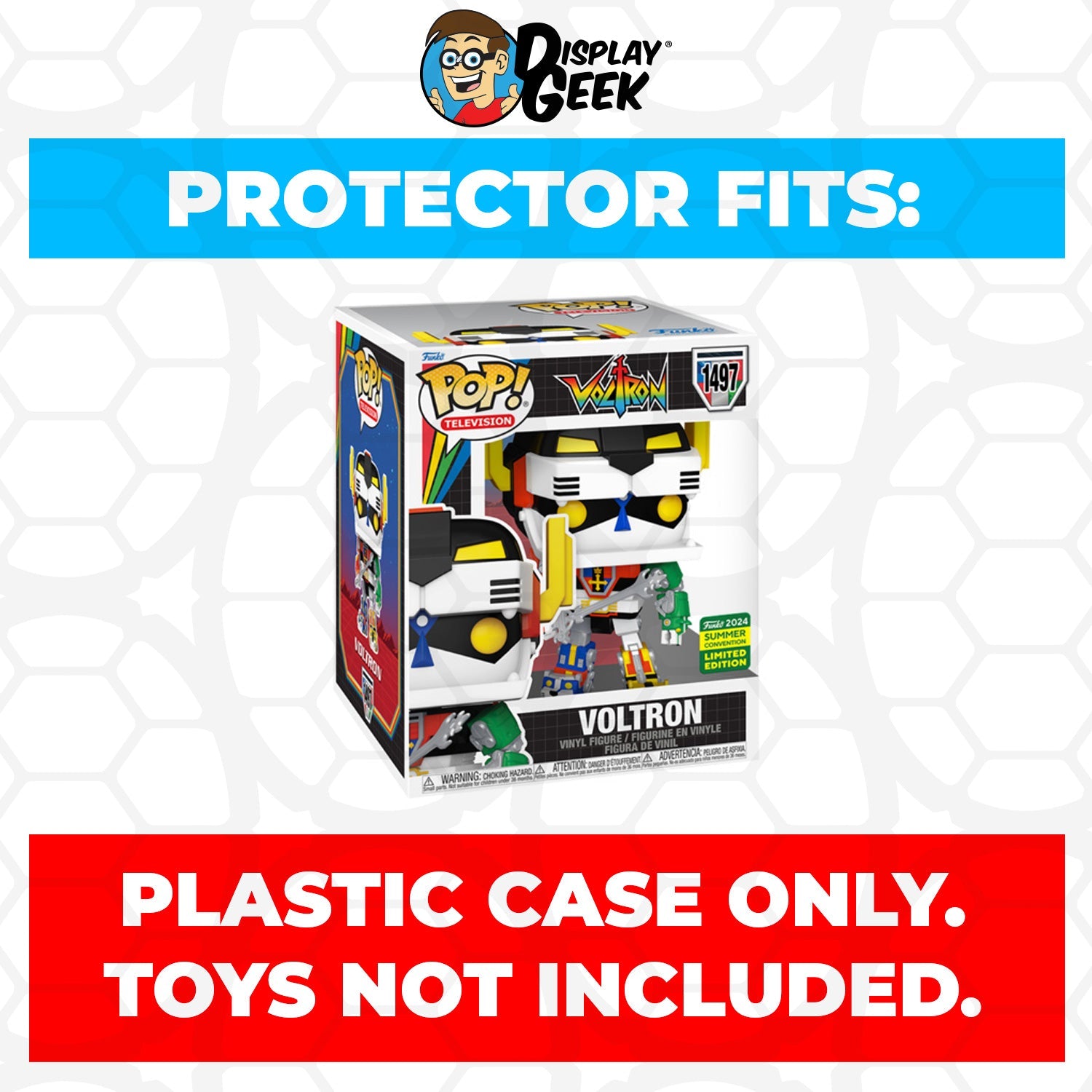 Funko POP! 6 inch Voltron SDCC #1497 Super Size Pop Protector CONFIRMED ...