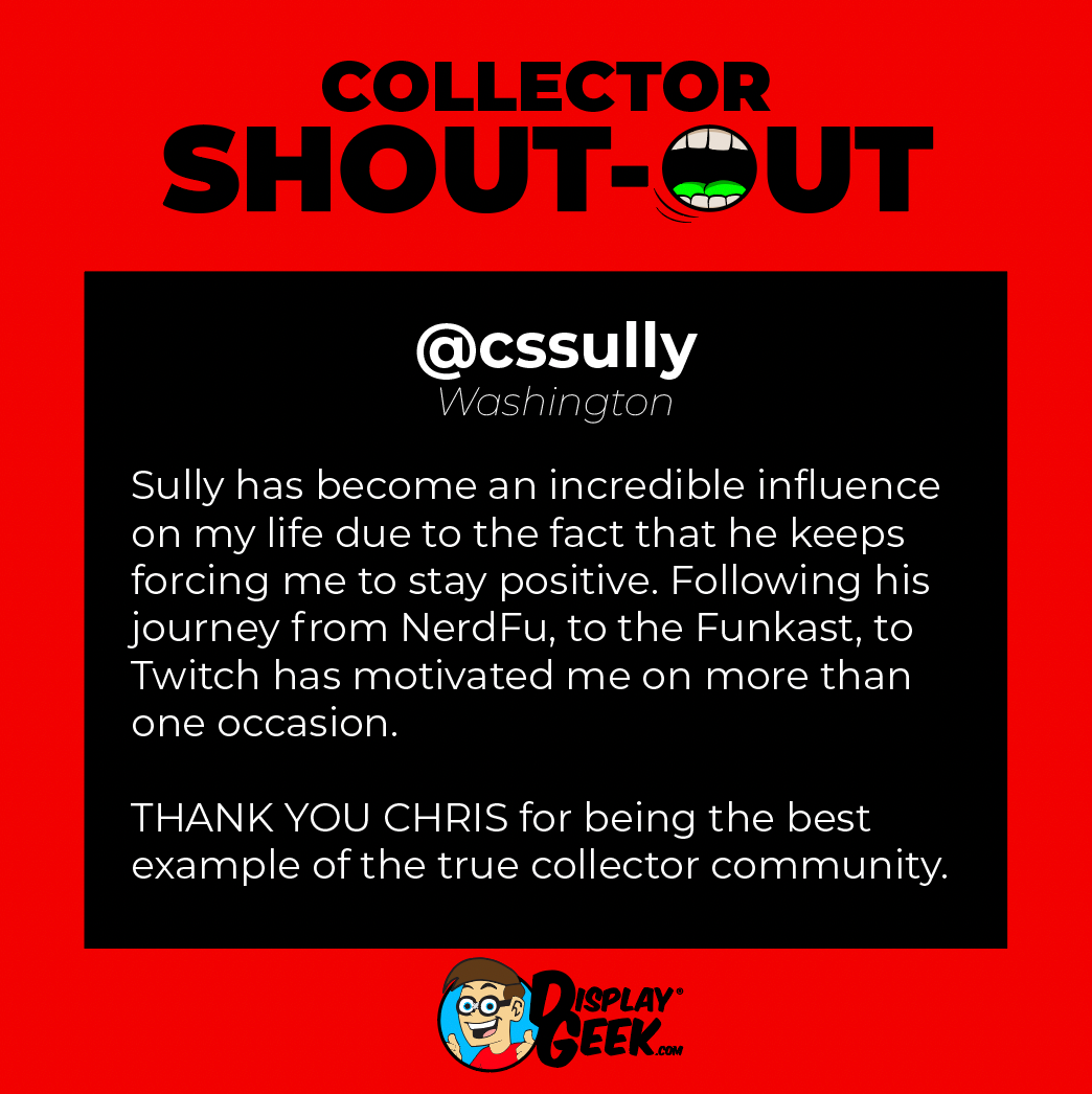 Collector Shout-Out: Sully– Display Geek, Inc.
