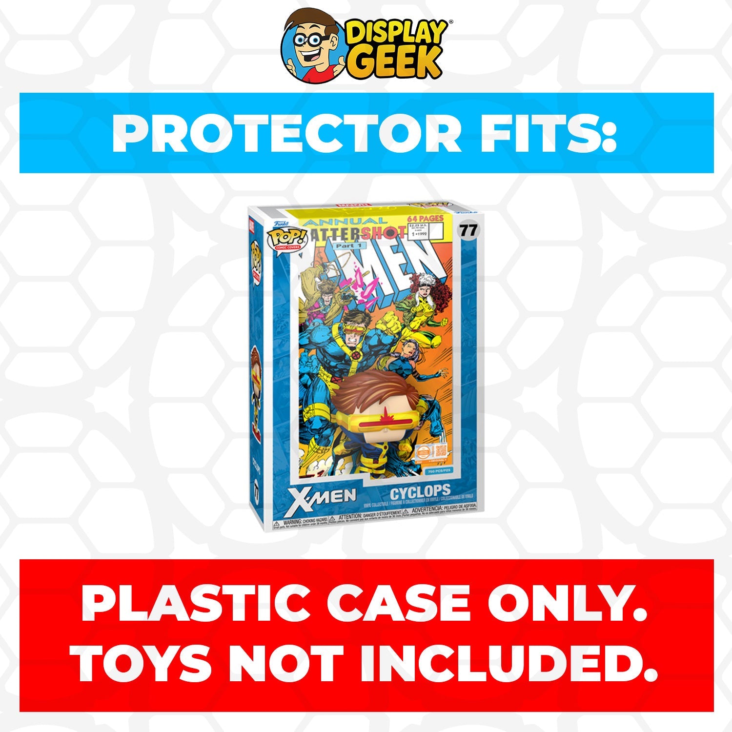 Funko POP! Comic Covers X-Men - Cyclops - Shattershot #77 Pop Protector ...