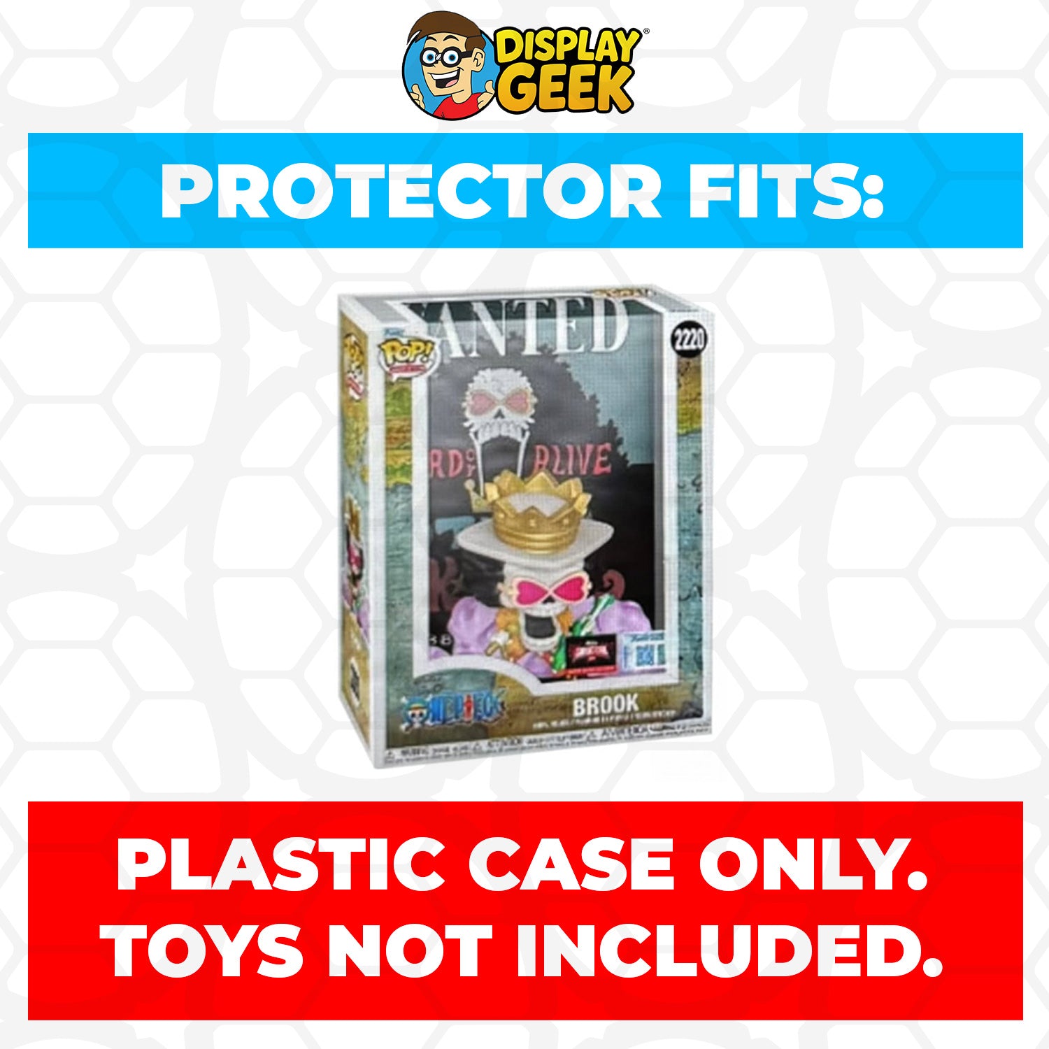 Funko POP! Cover One Piece - Brook #2220 Pop Protector Size CONFIRMED ...