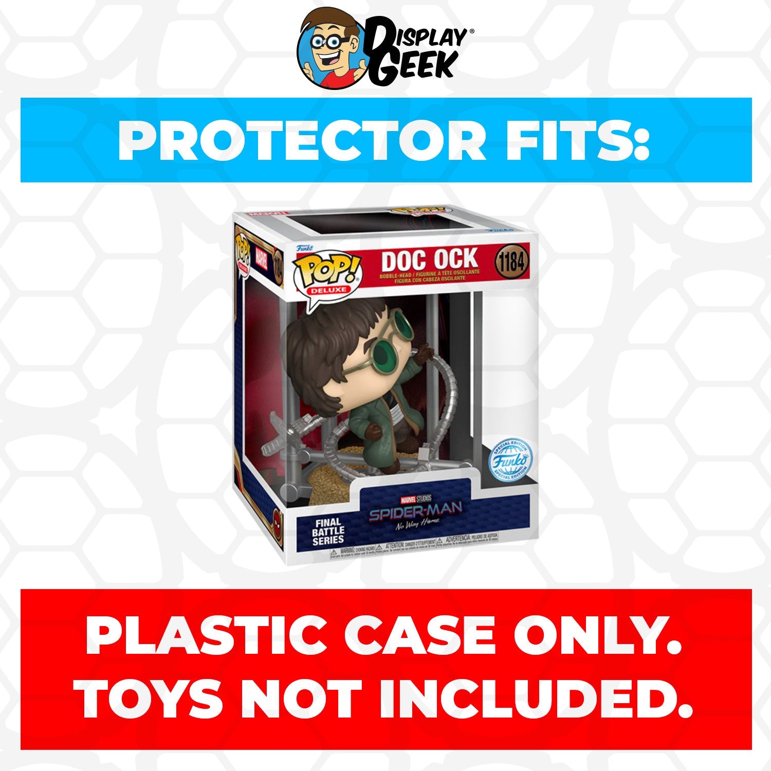 Funko POP! Deluxe Final Battle Series: Doc-Ock #1184 Pop Protector Size CONFIRMED!– Display Geek ...