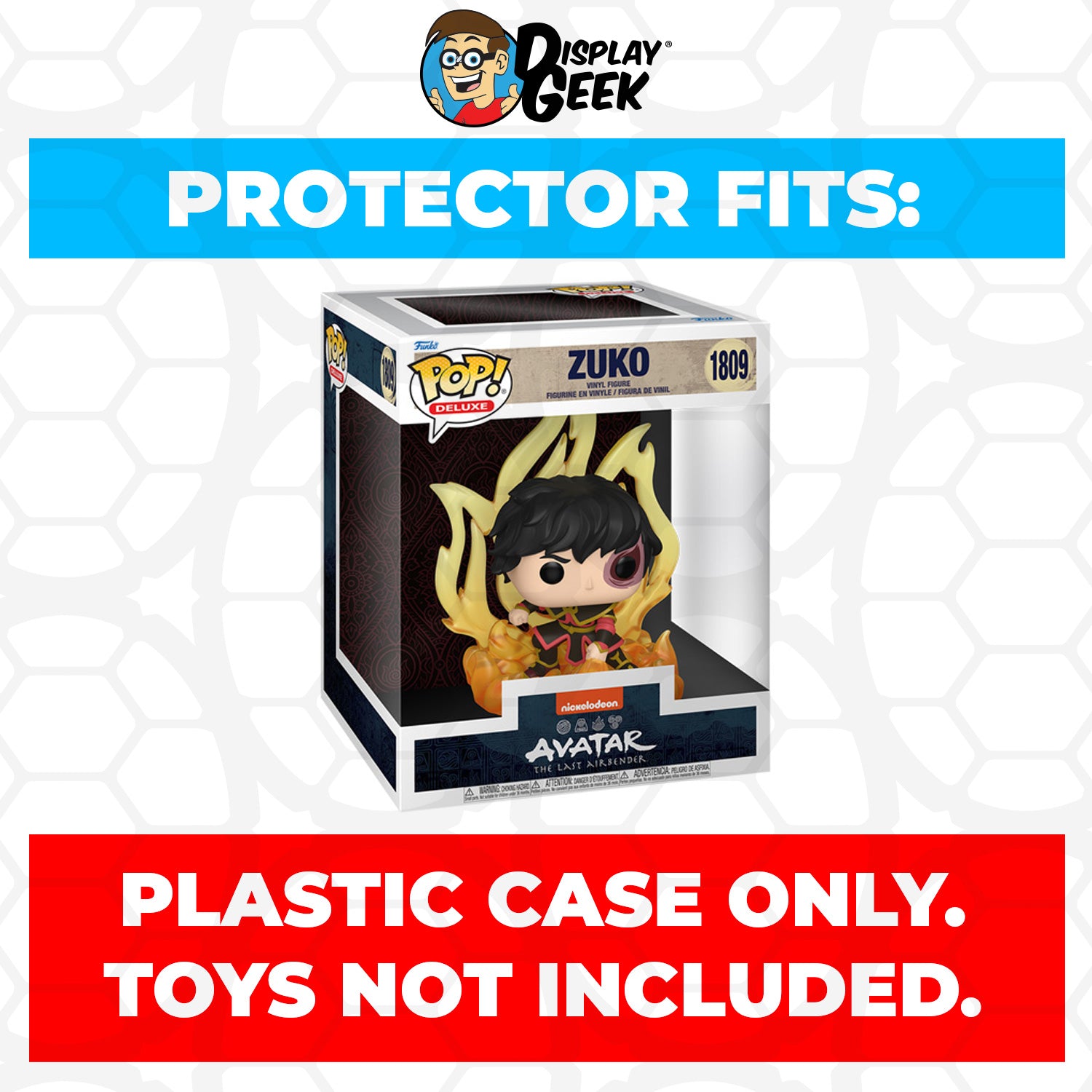 Funko POP! Deluxe Avatar The Last Airbender - Zuko #1809 Pop Protector ...