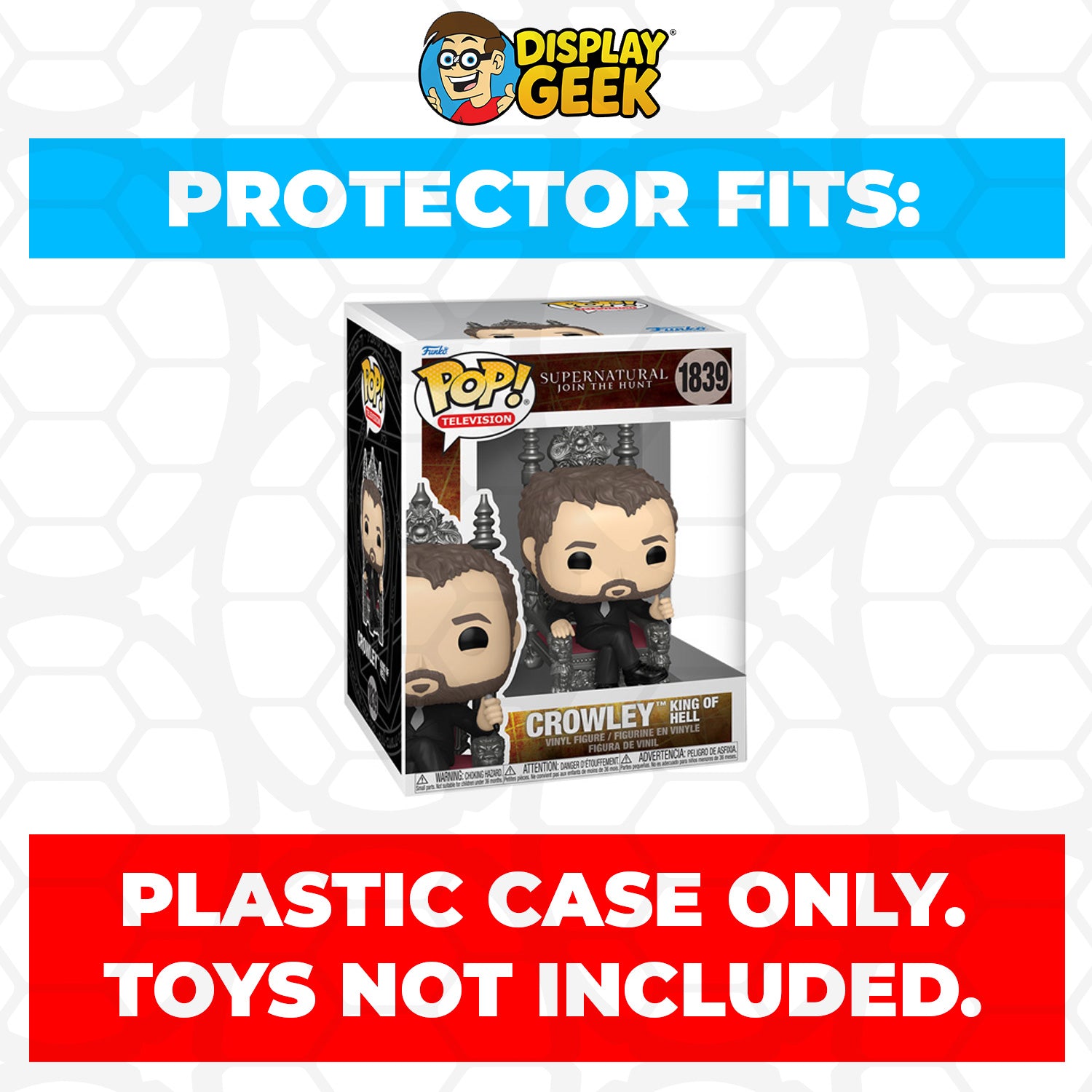 Funko POP! Premium Supernatural - Crowley King of Hell #1839 Pop ...