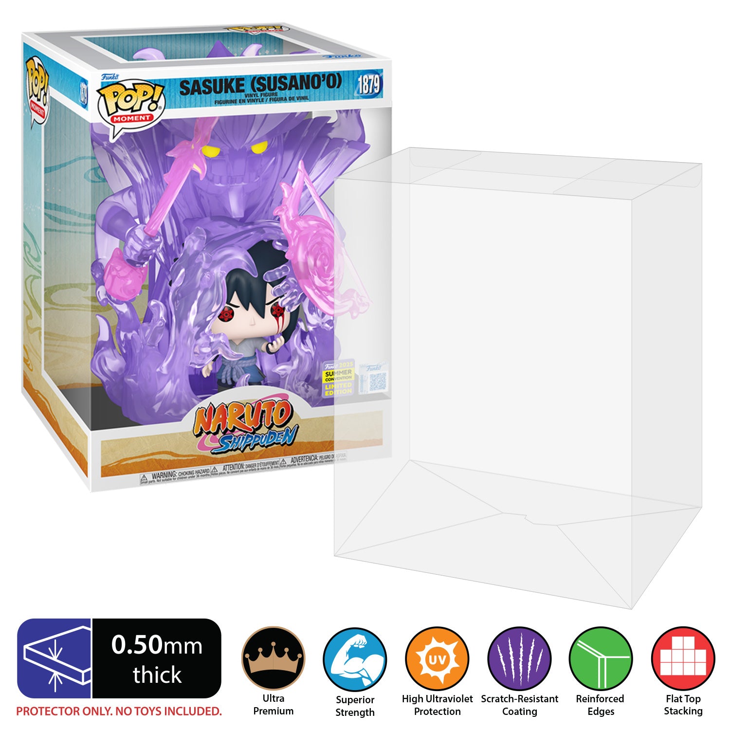 POP DELUXE HOKAGE Pop Protectors for Funko (0.50mm thick, UV & Scratch– Display Geek, Inc.