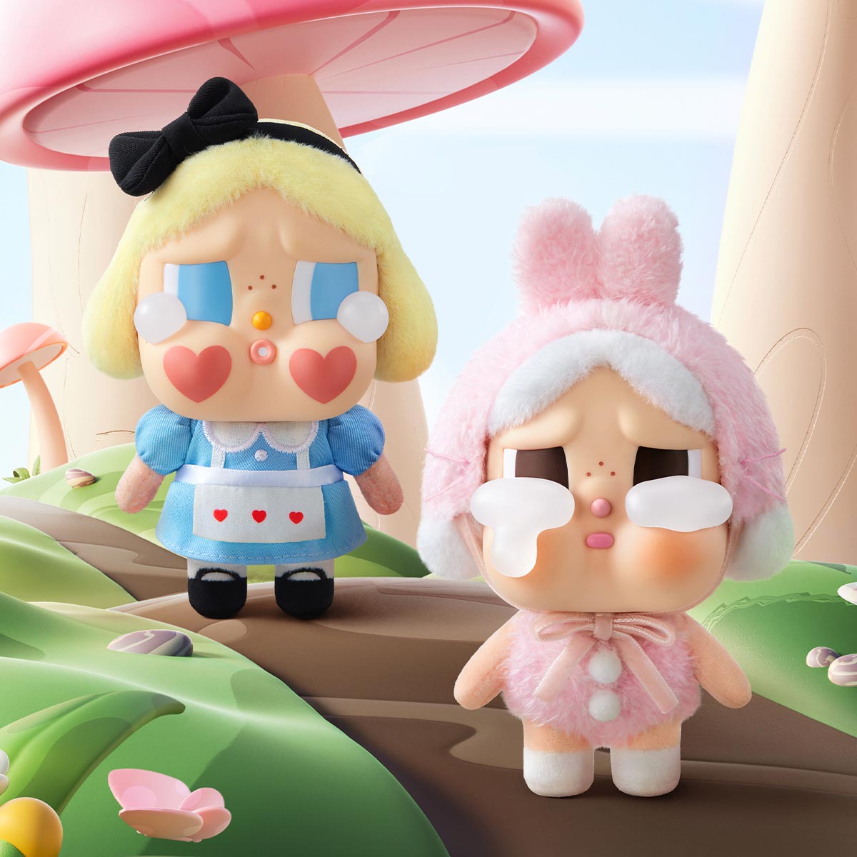POP MART CRYBABY Crying Again Series - Vinyl Face Plush Blind Box ...
