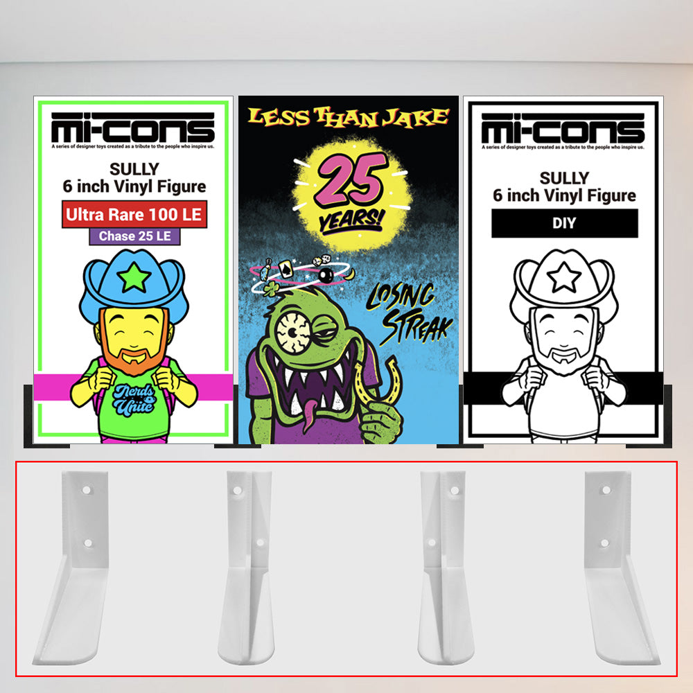 MI-CONS - 3D Floating Shelf for Display Geek Toys Boxes (Shelf Size: 3 ...