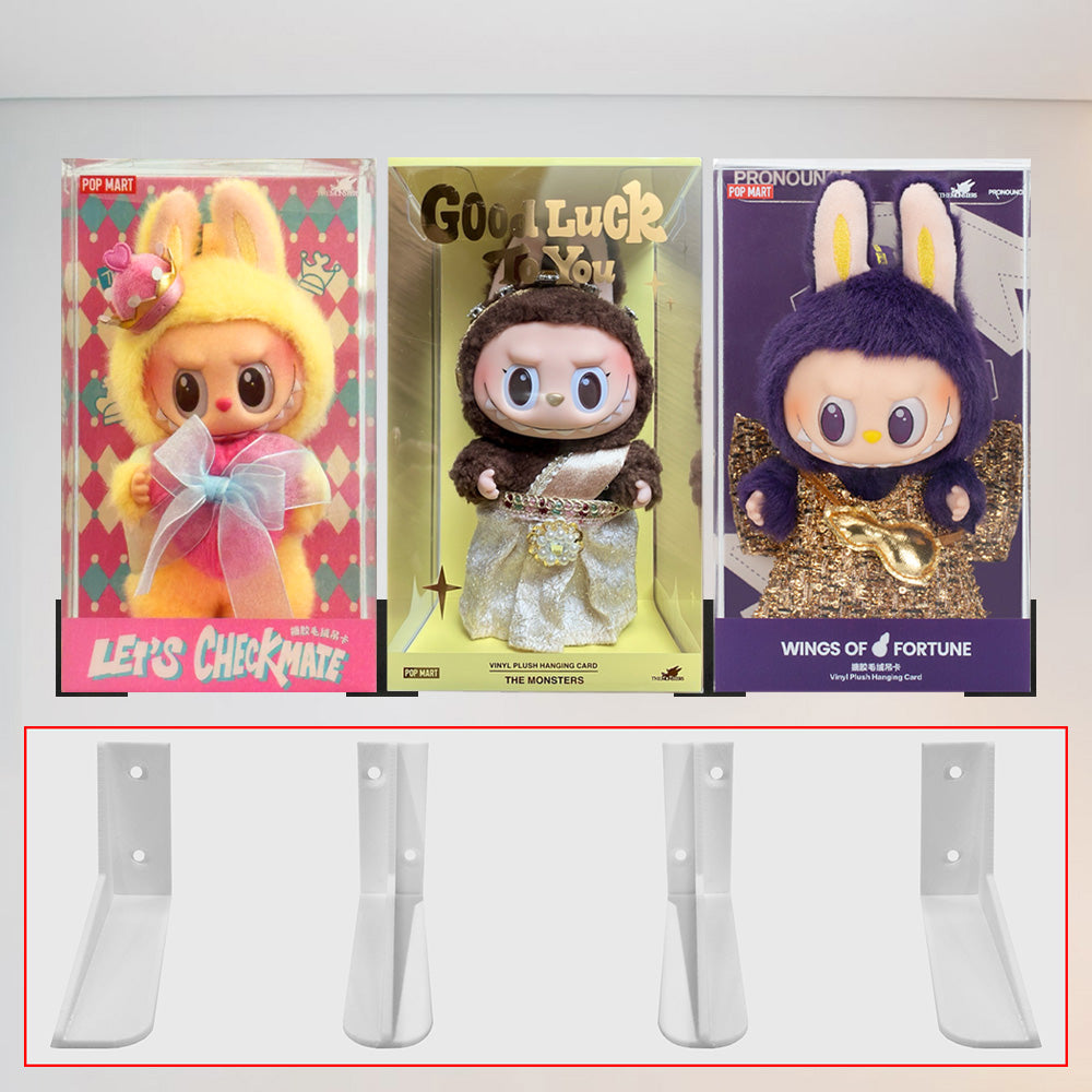 3D Floating Shelf for Labubu Hanging Card Pop Mart Boxes (Shelf Size ...