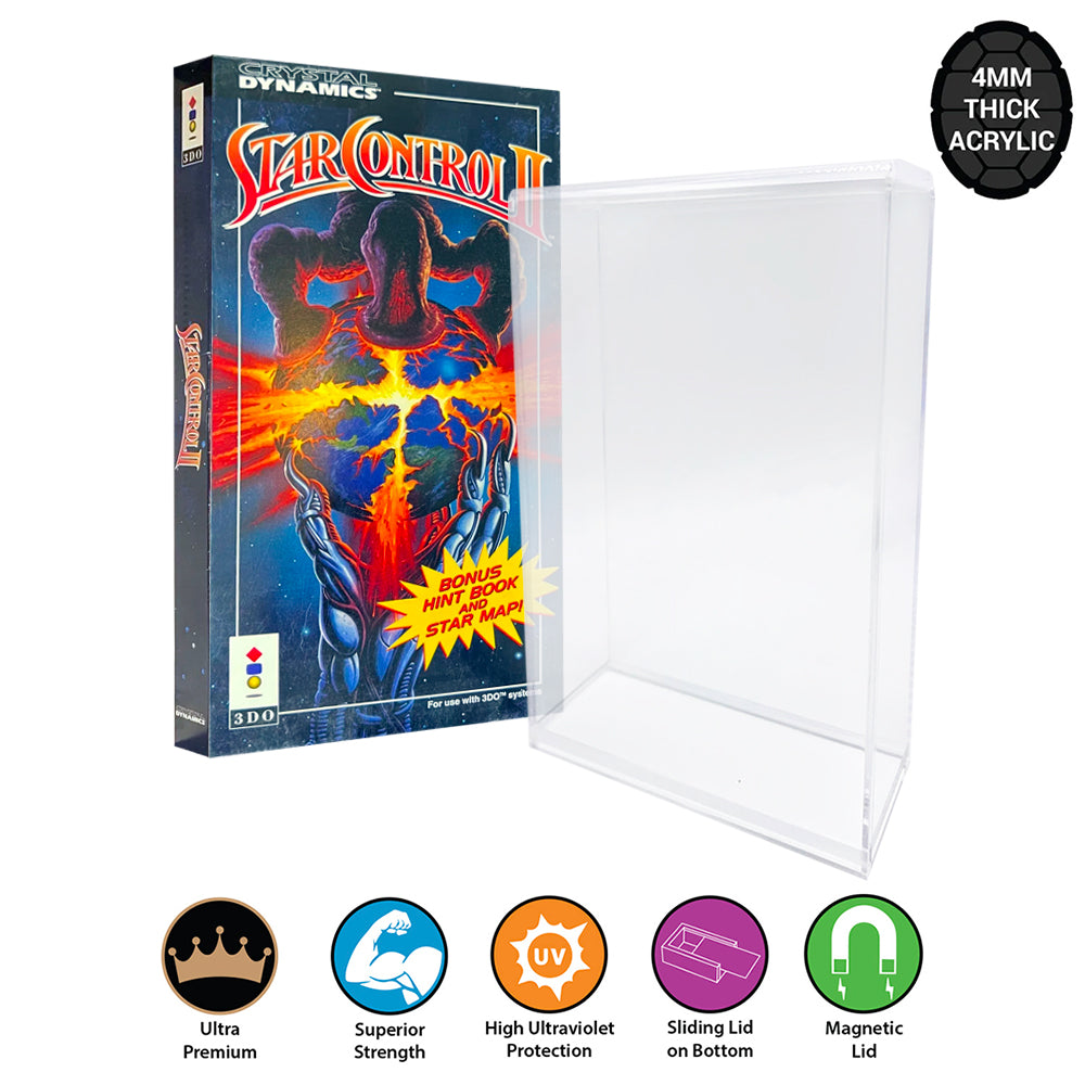 Acrylic Hard Case for 3DO INTERACTIVE MULTIPLAYER LONG Video Game Box ...