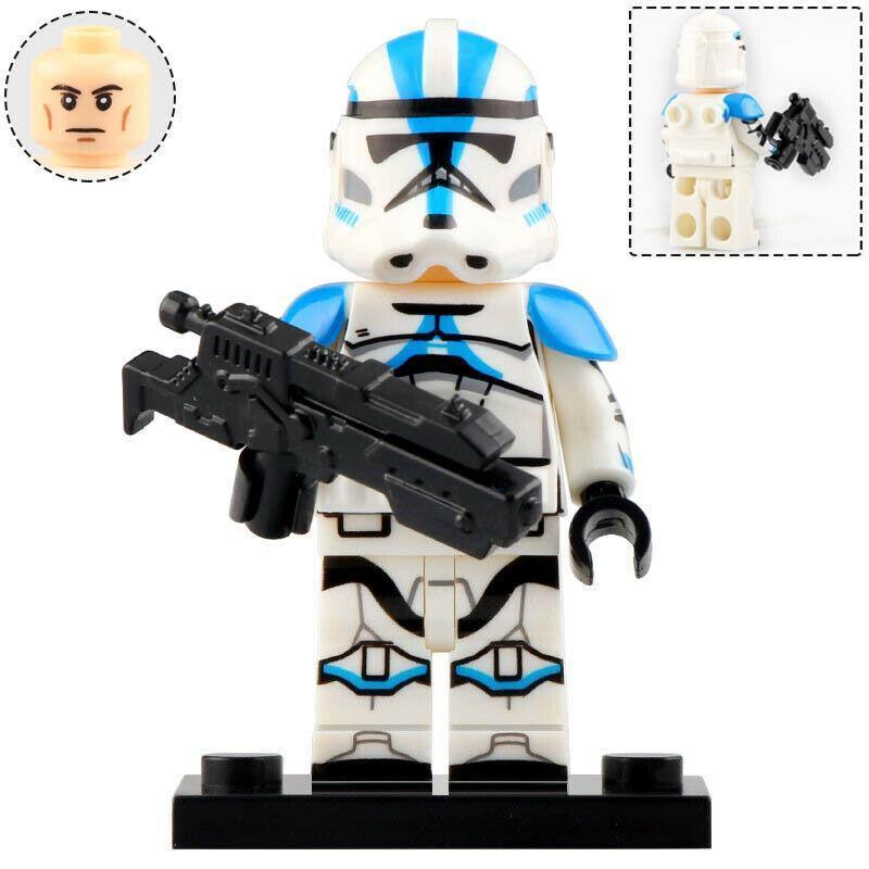 501st Legion Clone Trooper (Star Wars) - Custom Building Blocks Mini F ...