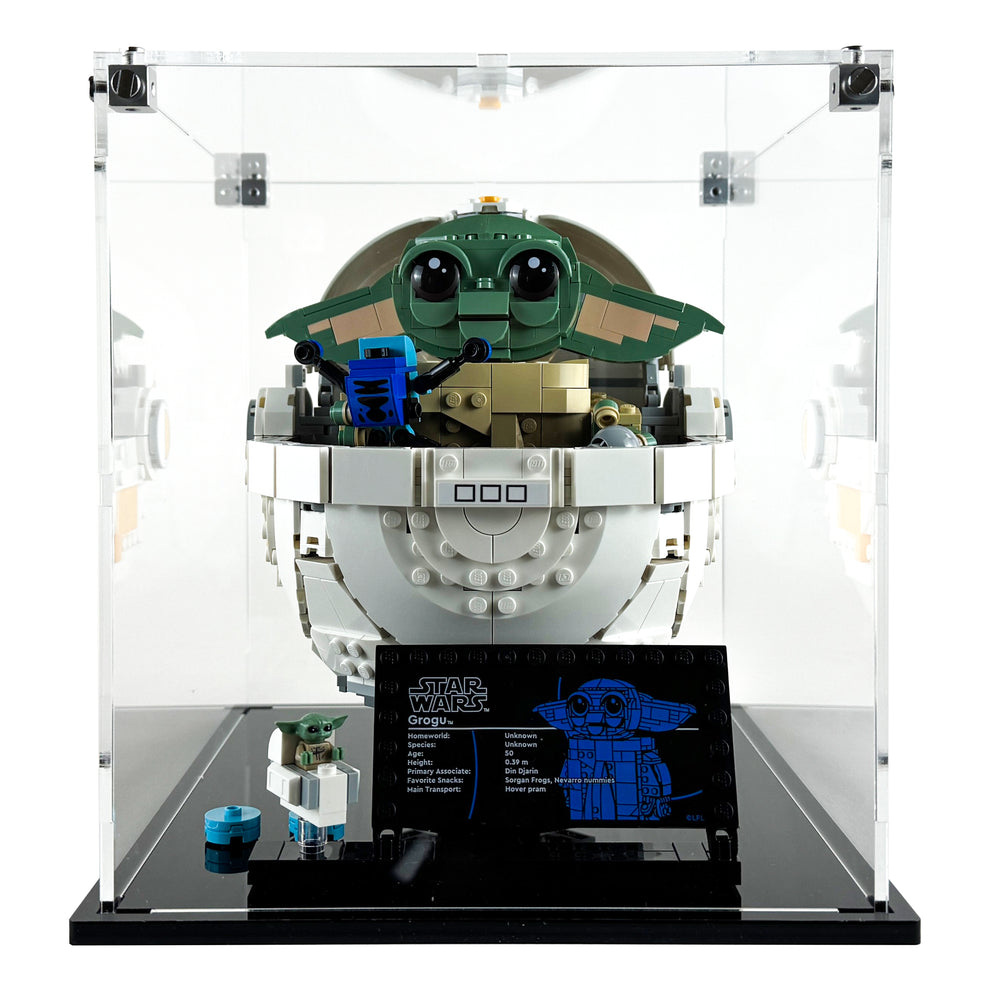 Custom Acrylic Display Case for LEGO Model 75403 - Grogu with Hover Pr ...