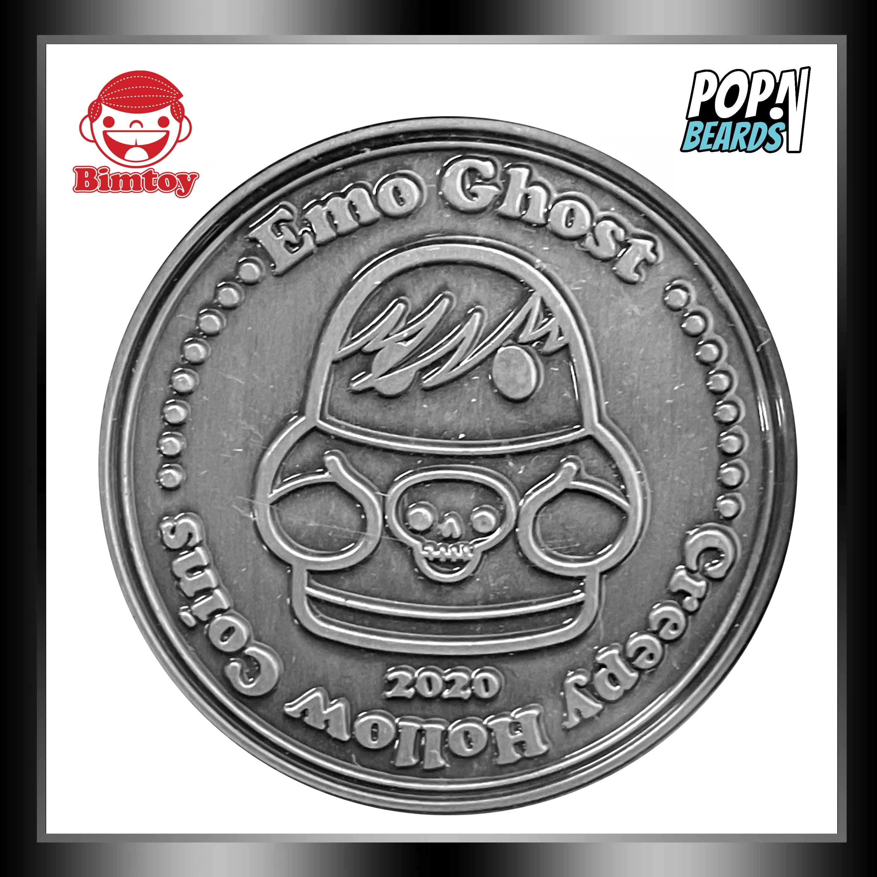 Bimtoy: Coins (Creepy Hollow), Emo Ghost (150 PCS)– Display Geek, Inc.