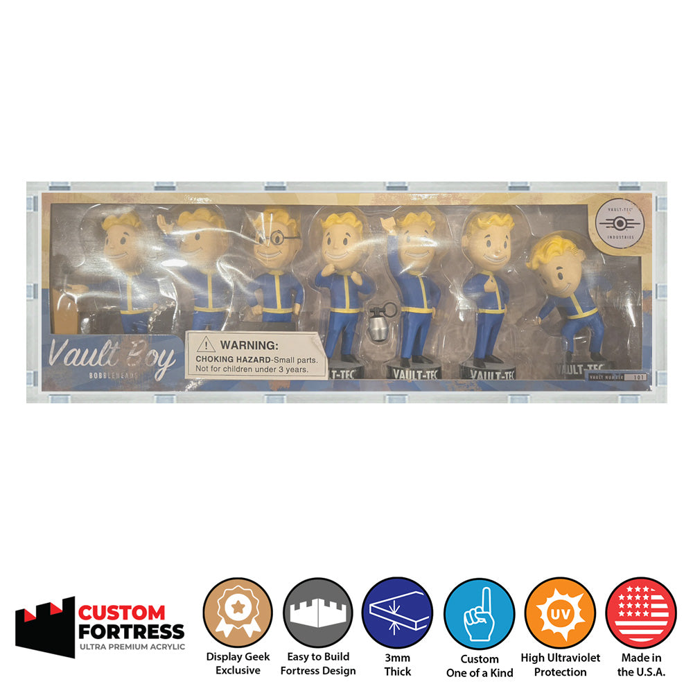 Custom Acrylic Hard Case for SERIES TWO VAULT BOY 101 BOBBLEHEADS BOX ...