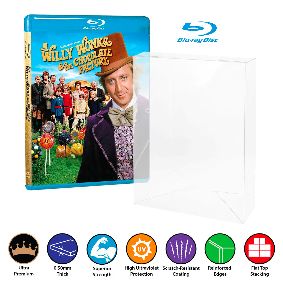 BLU-RAY Case Protectors, Standard Size (0.50mm thick, UV & Scratch Res ...