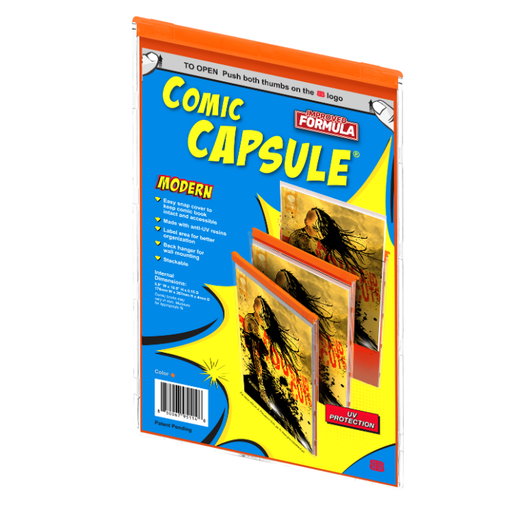 Comic Book Protective Case, Orange (Current/Modern Age)– Display Geek, Inc.