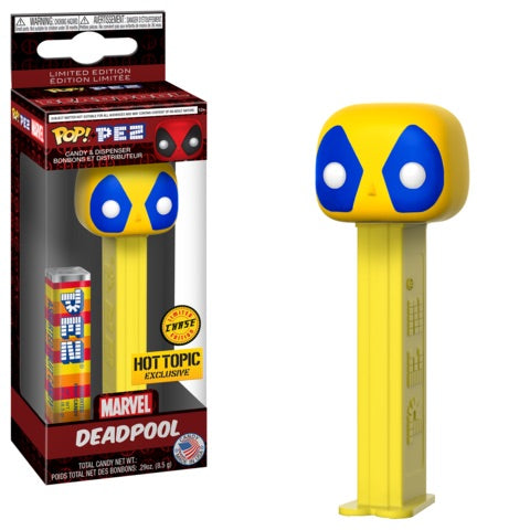 Funko POP! PEZ - Marvel (Deadpool), Deadpool (YLW) (Chase) Exclusive ...