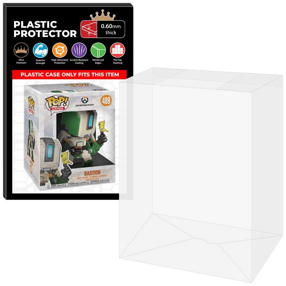 Pop Protector for 6 inch Bastion #489 Super Funko Pop - 0.60mm Thick UV ...