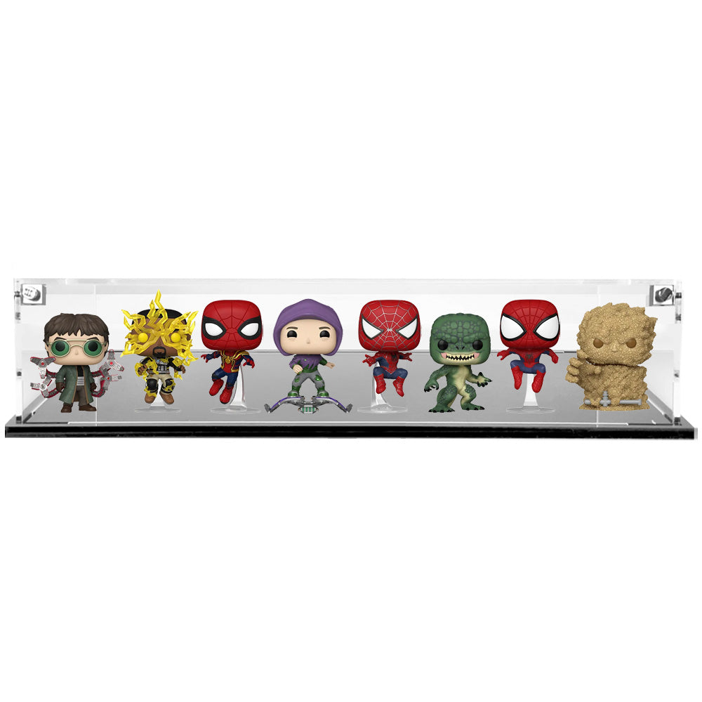 Custom Acrylic Display Case for 8 POPS SIDE BY SIDE Funko Pop Out of B ...