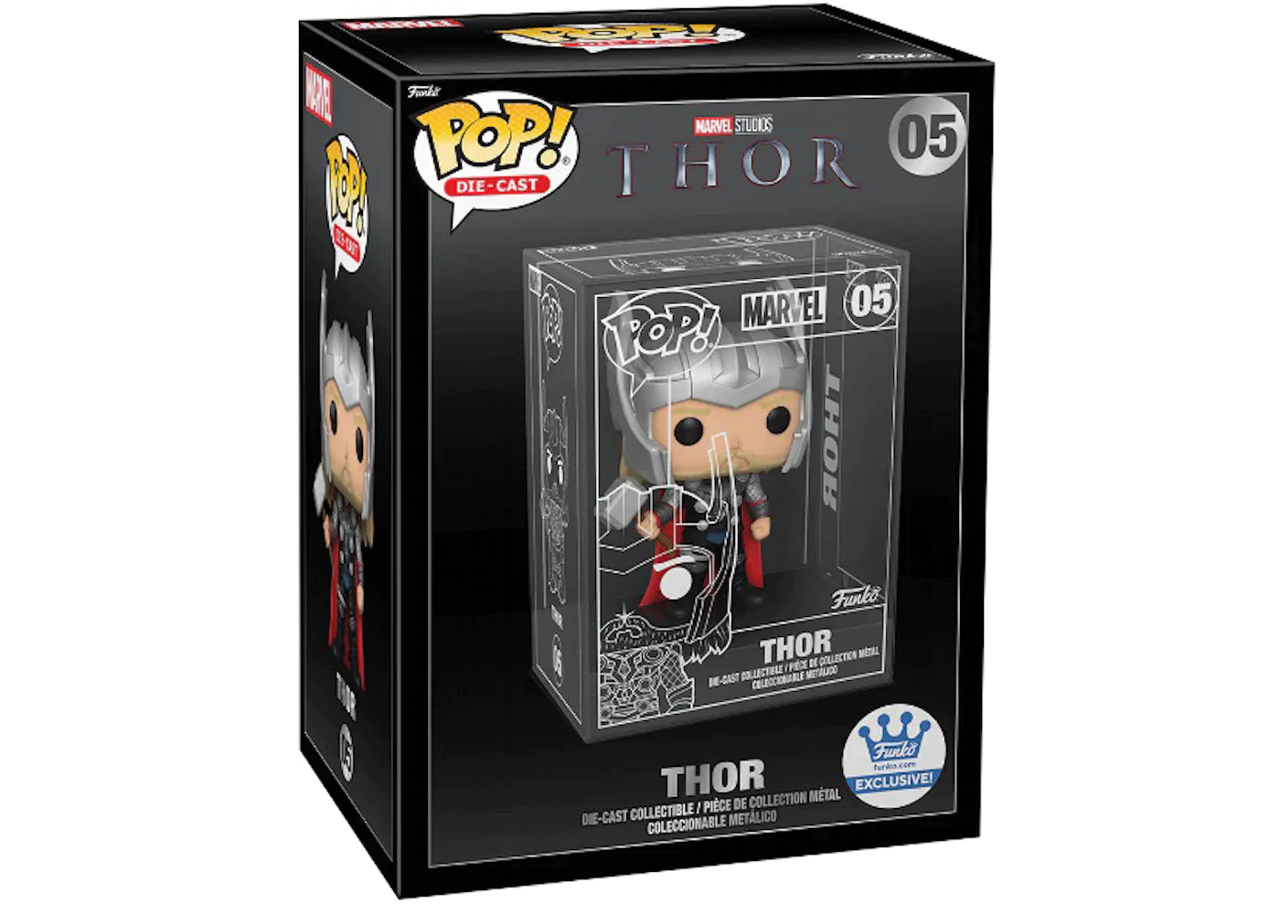 POP! Die-Cast: 05 Marvel, Thor Exclusive– Display Geek, Inc.