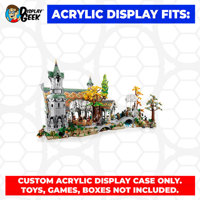 LEGO 10316 - 3mm thick Custom Acrylic Display Case for The Lord of the ...