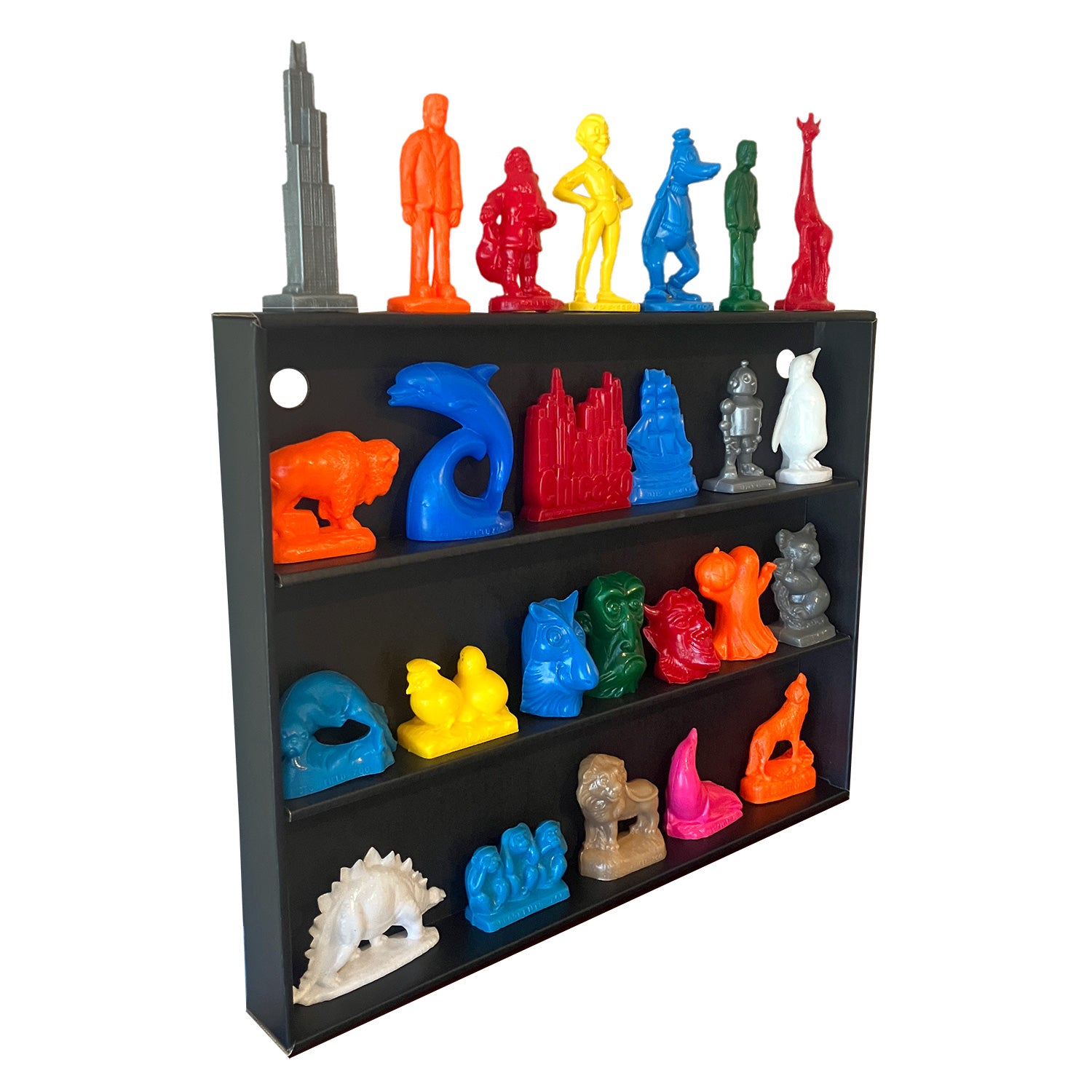 Mold-A-Rama Display Case for Collectibles, Wall Mountable & Stackable ...