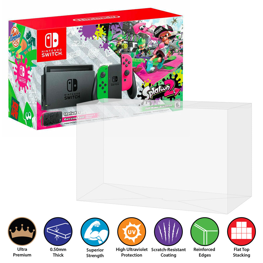 Plastic Protector for NINTENDO SWITCH SPLATOON 2 Video Game Console Bo ...