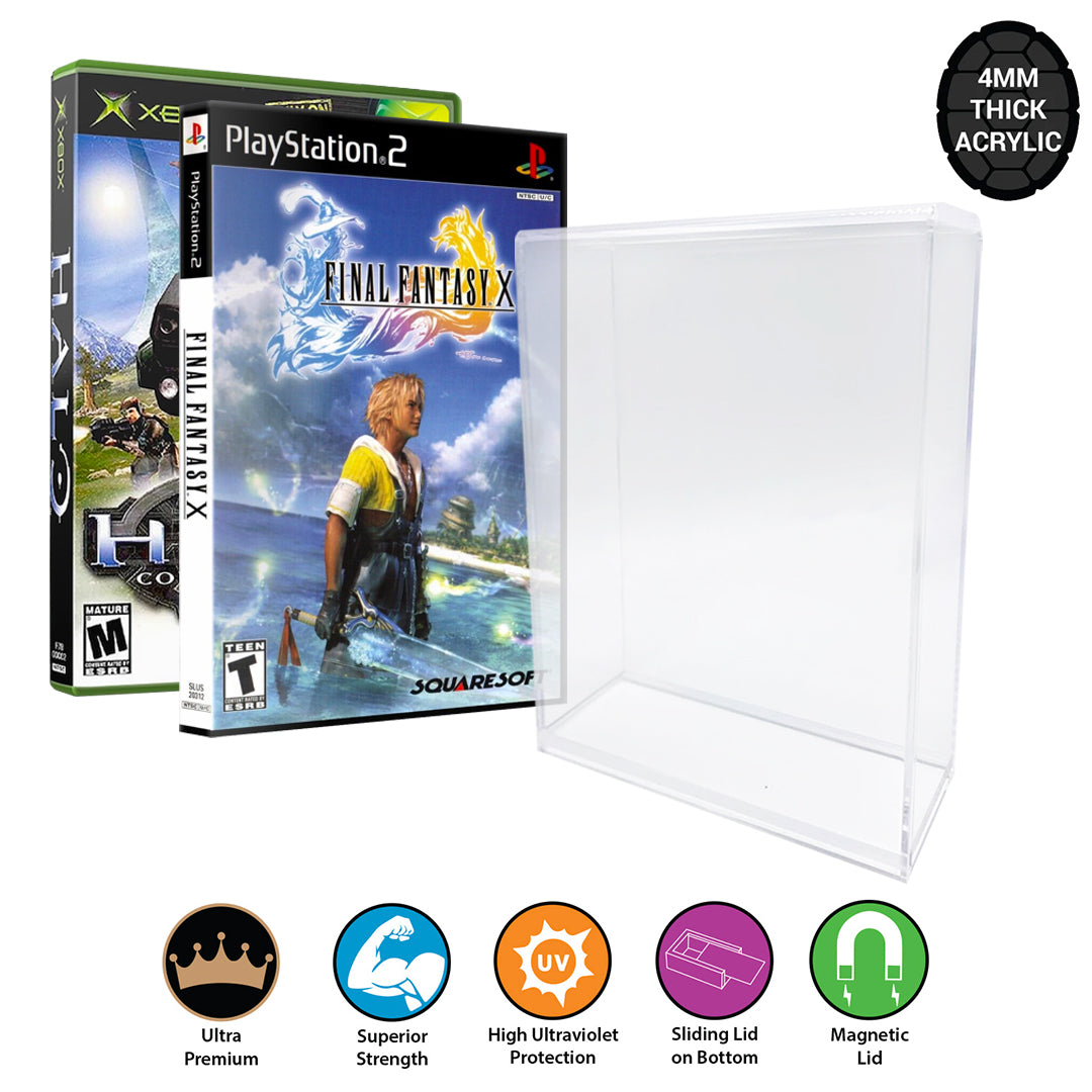 Acrylic Hard Case for DVD, GAME CUBE, Wii, Wii U, XBOX, XBOX 360, PS2 ...