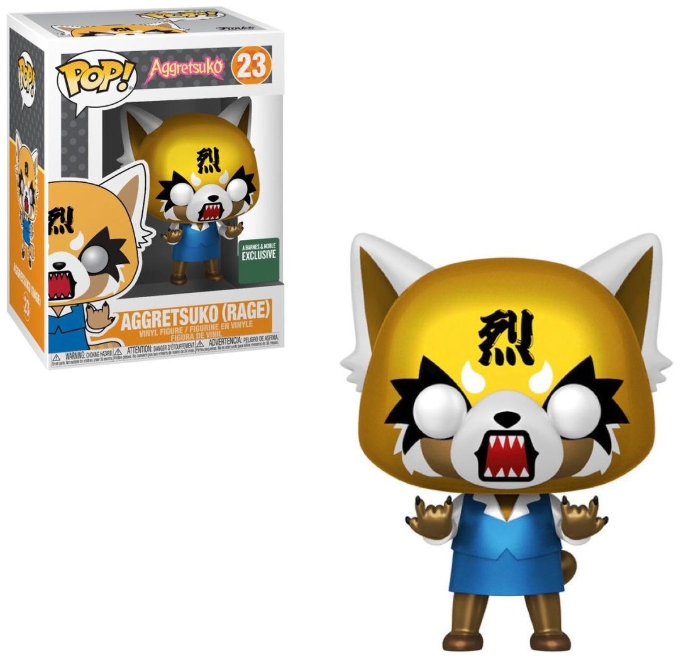 POP! Sanrio: 23 Aggretsuko, Aggretsuko (Rage) (MT) Exclusive– Display ...