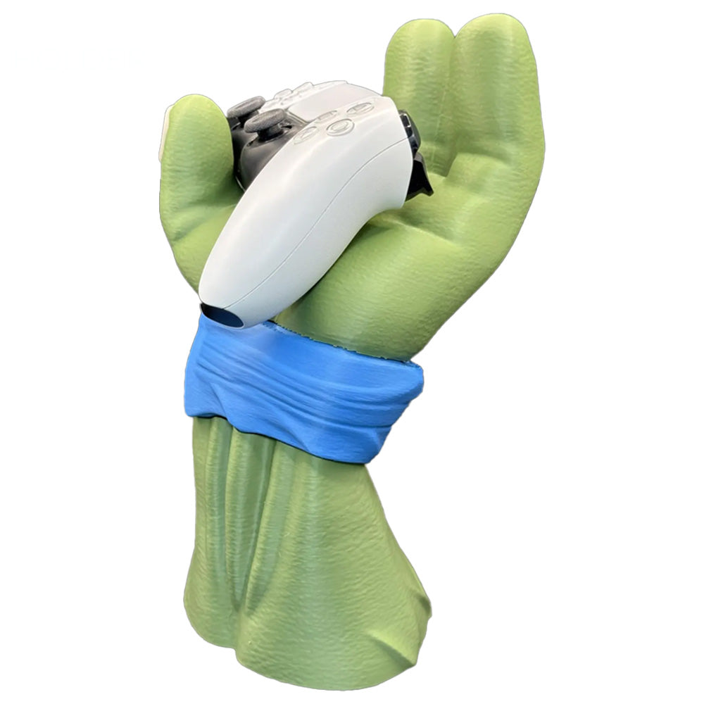 Tmnt Leo Hand Game Controller Headphone Holder 3d Printed