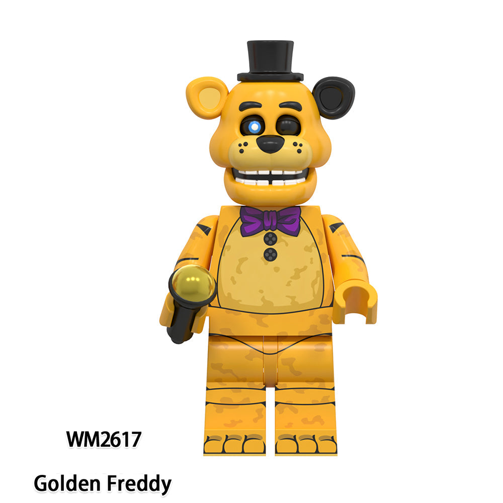 Golden Freddy (Five Nights at Freddy's) - Custom Building Blocks Mini ...