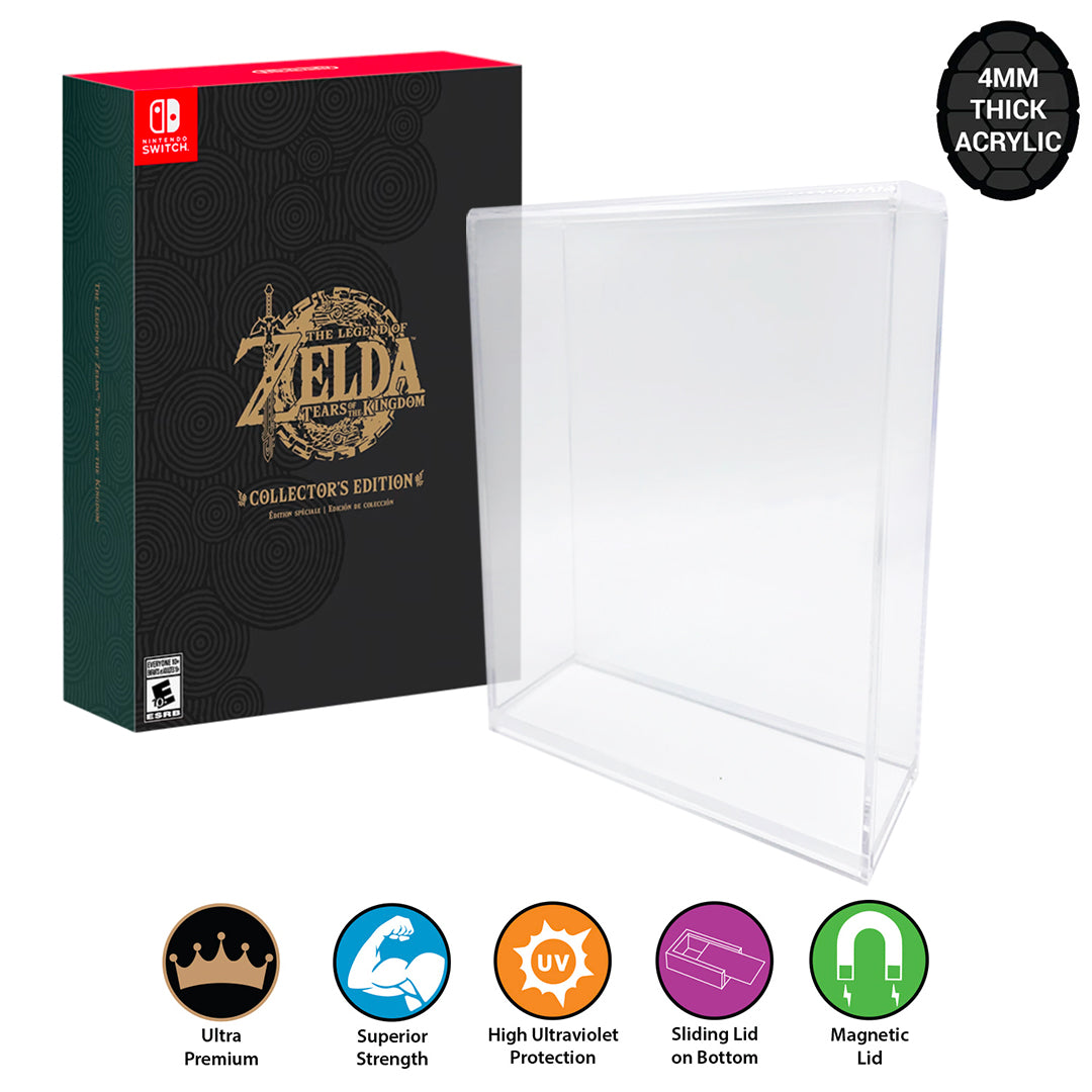 Acrylic Hard Case for ZELDA TEARS COLLECTORS EDITION Video Game Box (4 ...