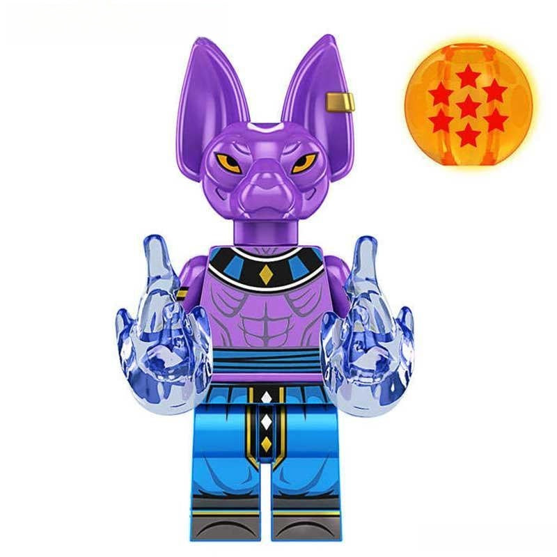 Beerus Dragon Ball Z Lego Minifigures Custom Toys 1 | Display Geek, Inc.