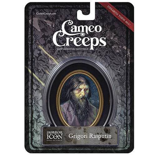 Cameo Creeps Tiny Monster Paintings - Grigori Rasputin– Display Geek, Inc.
