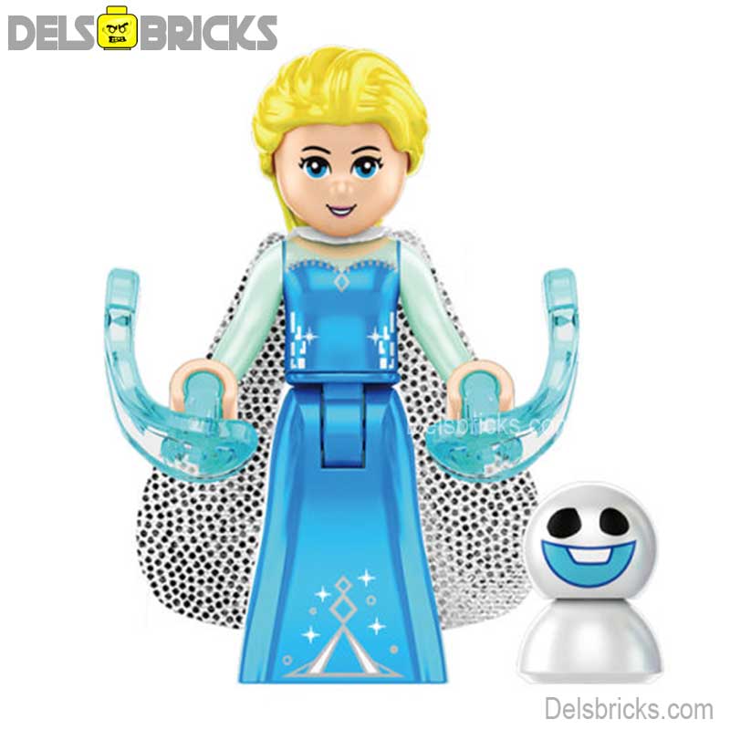 Elsa (Frozen) - Custom Building Blocks Mini Figures Compatible with LE ...