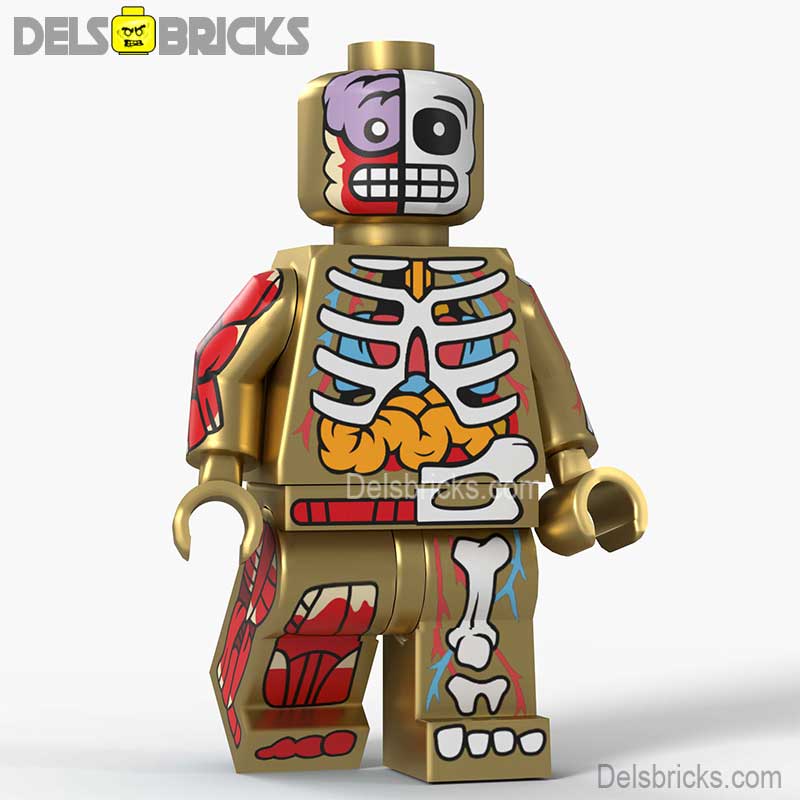Human Body Gold (Anatomy) - Custom Building Blocks Mini Figures Compat ...