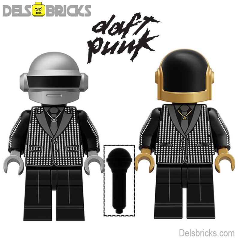 Daft Punk (Music) - Custom Building Blocks Mini Figures Compatible wit ...
