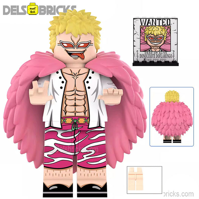 Doflamingo (One Piece) - Custom Building Blocks Mini Figures Compatibl ...