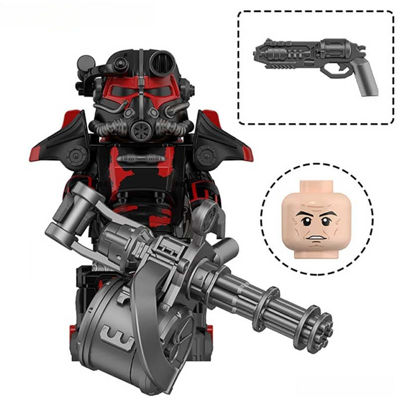 T-45 Power Armor 5-4 (Fallout) - Custom Building Blocks Mini Figures C ...