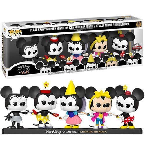 Funko Disney Minnie Mouse Pop! Vinyl Figure 5-Pack - Exclusive– Display ...