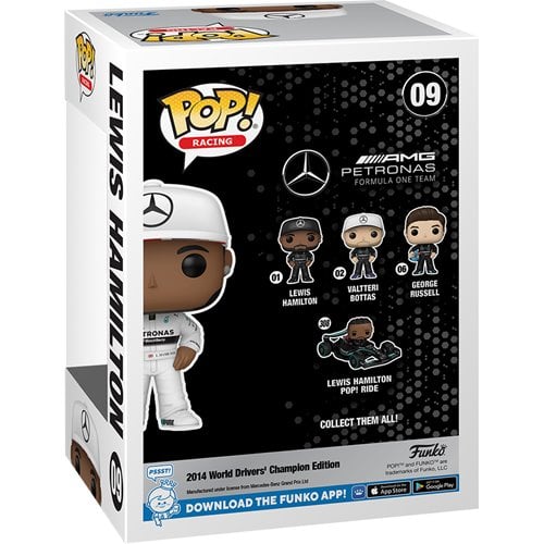 Funko Pop! 09 Racing - Mercedes-AMG Petronas Formula One Team Lewis Ha ...