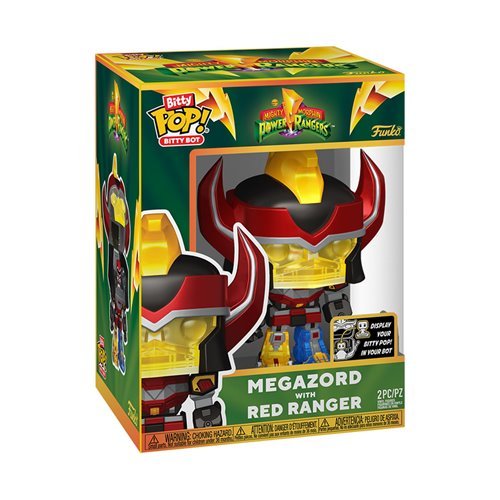 Funko Pop! Bitty Bot Mighty Morphin Power Rangers Megazord with Red Ra ...