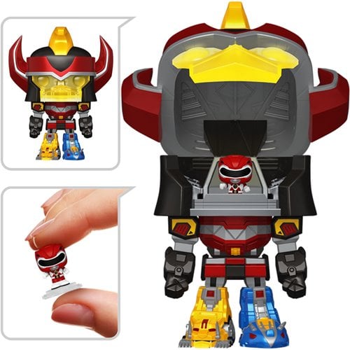 Funko Pop! Bitty Bot Mighty Morphin Power Rangers Megazord with Red Ra ...