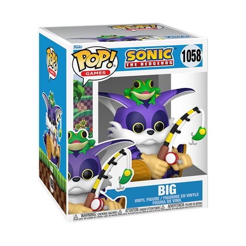 Funko Pop! Super Games 1058 - Sonic the Hedgehog - Big Vinyl Figure ...