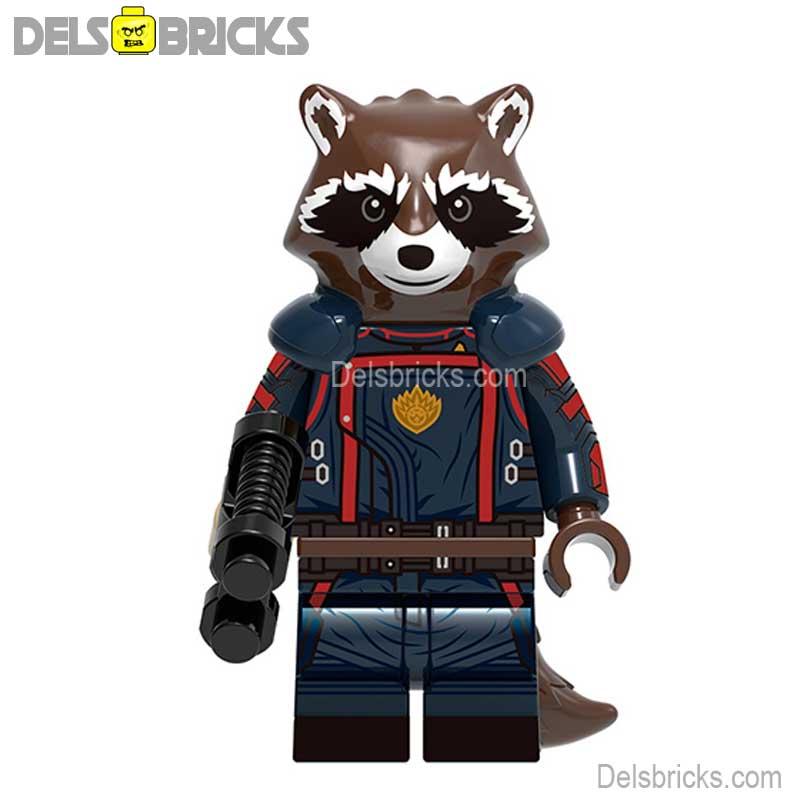 Rocket Raccoon (Marvel Guardians of the Galaxy) - Custom Building Bloc ...